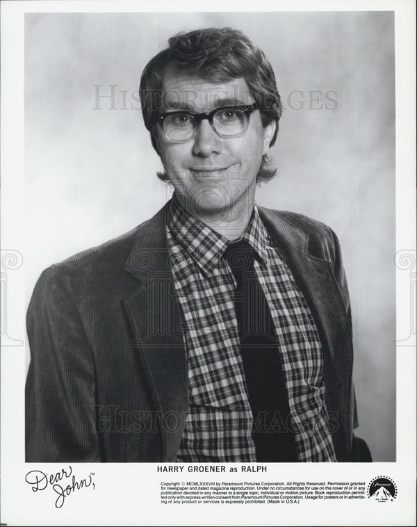 Press Photo Harry Groener as Ralph in "Dear John," - Historic Images