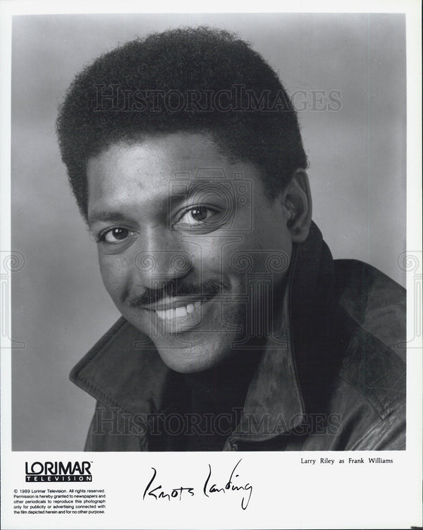 1989 Press Photo Actor Larry Riley in Knots Landing - Historic Images