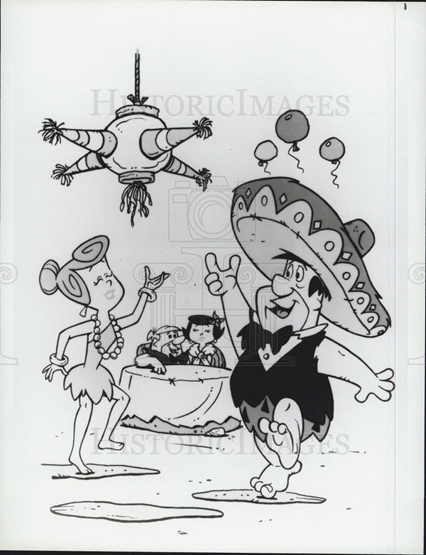 1981 Press Photo Cartoon The Flinstones Episode Fred's Final Fling NBC ...