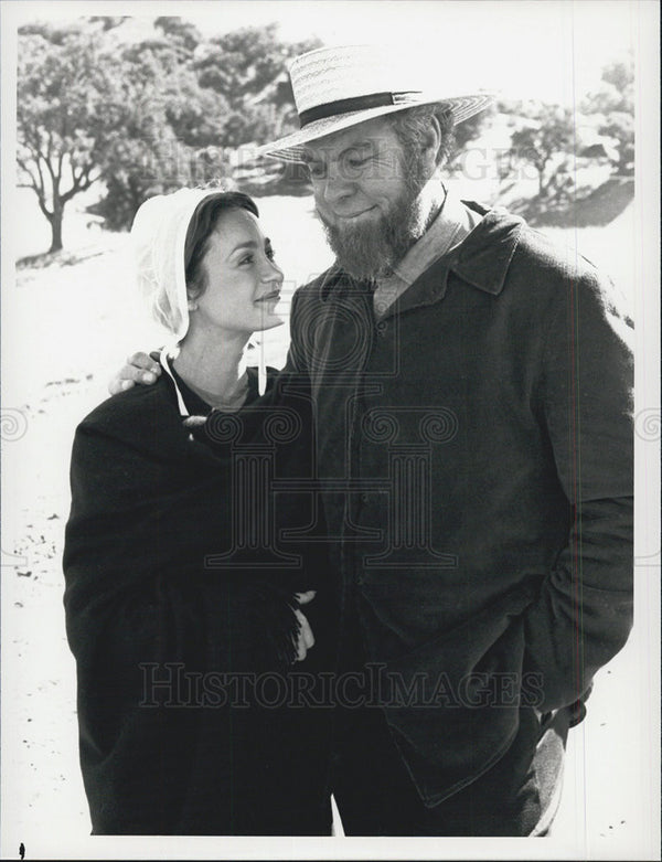 1988 Press Photo Merlin Olsen in "Aaron's Way" - Historic Images