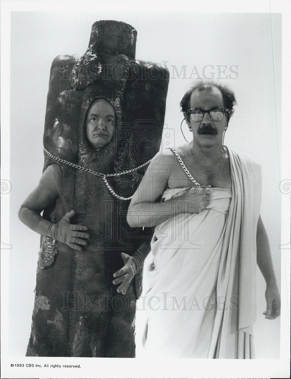 1993 Press Photo Michael Jeter & Charlie Dell in "Evening Shade ...