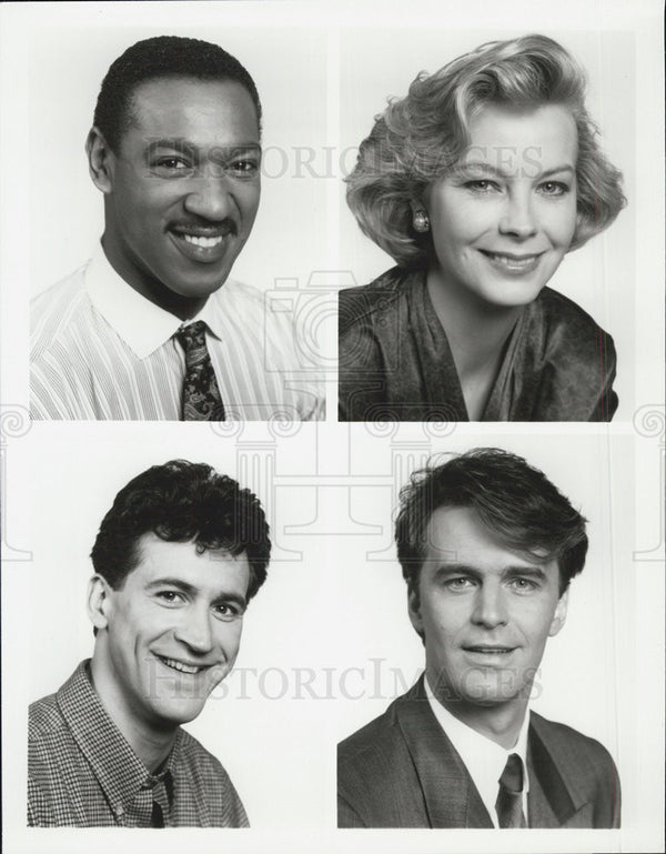 1989 Press Photo Julius Carry III Muareen Mueller Beau Gravitte-Doctor ...