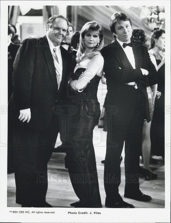 1994 Press Photo Hearts Afire Rush Limbaugh Markie Post Jon Ritter ...