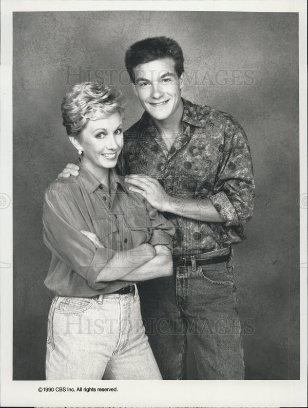 1990 Press Photo Sandy Duncan Jason Bateman The Hogan Family - Historic ...