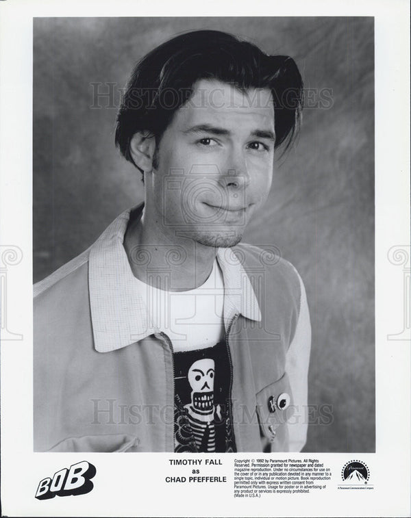 Actor Timothy Fall Stars In Paramount Pictures Bob 1992 vintage promo ...