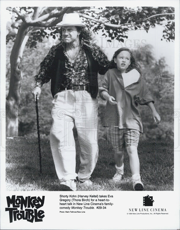 Harvey Keitel Actor Thora Birch Actress Monkey Trouble Comedy 1994 ...