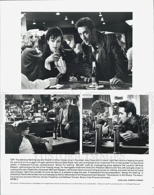 John Cusaack, Debi Mazar, Michael Madsen, Money For Nothing Undated ...