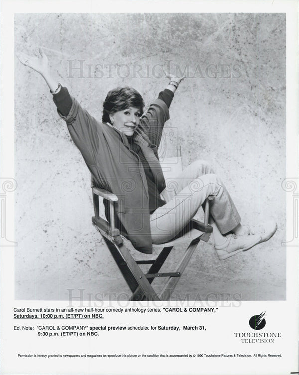 Carol Burnett Stars In NBC TV Comedy Series Carol & Company 1990 ...