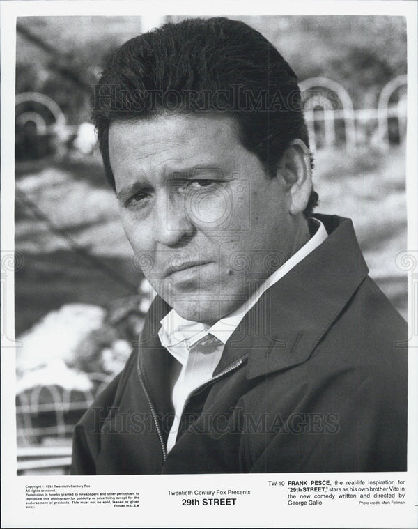 Frank Pesce 29TH STREET 1991 vintage promo photo print - Historic Images