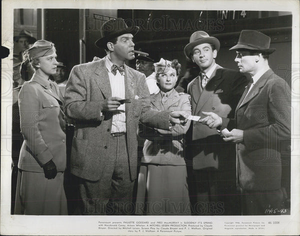 Paulette Goddard Fred MacMurray Suddenly It's Spring Film Actor 1947 ...