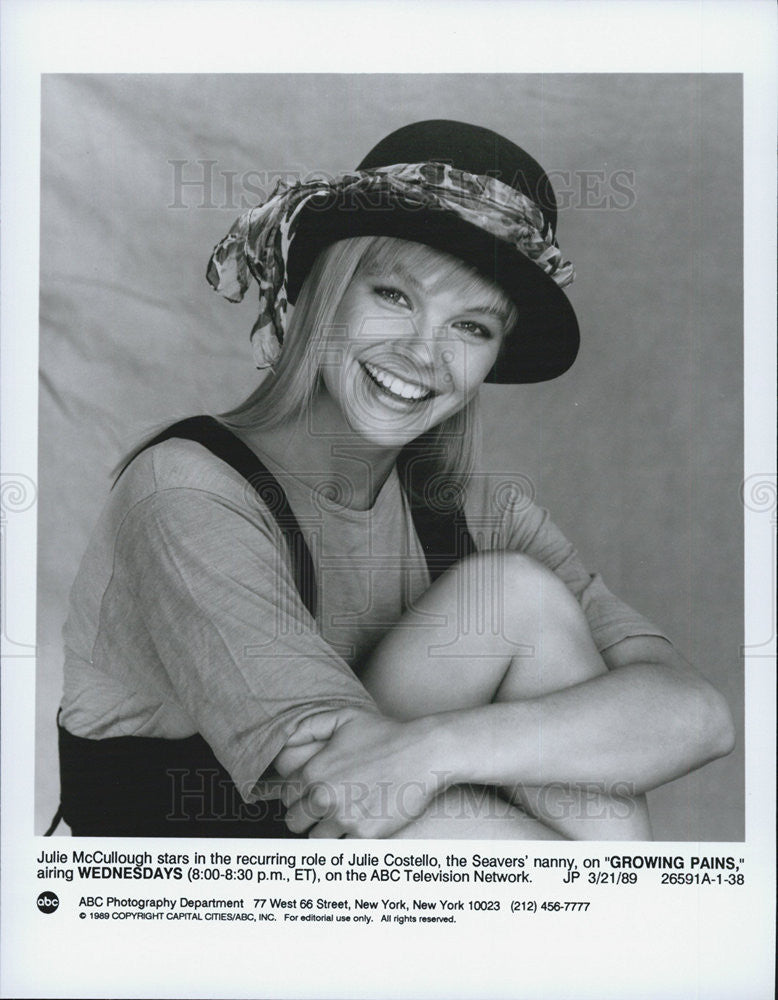 Julie McCullough Actress Growing Pains Comedy Television Series 1989 ...