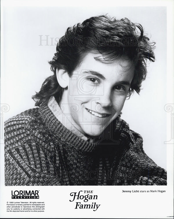 Jeremy Licht stars as Mark Hogan in The Hogan Family. 1989 vintage ...