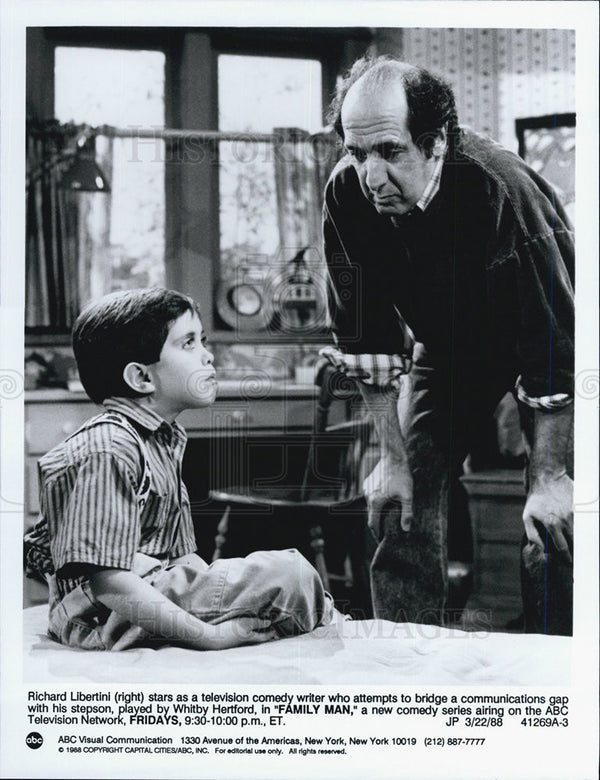 Richard Libertini Actor Whitby Hertford Family Man TV Sitcom 1988 ...