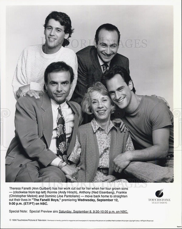 The Cast of The Fanelli Boys 1990 vintage promo photo print - Historic ...