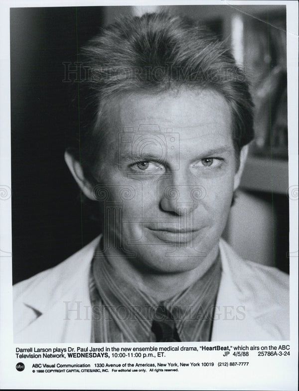 Darrell Larson in HeartBeat 1988 vintage promo photo print - Historic ...
