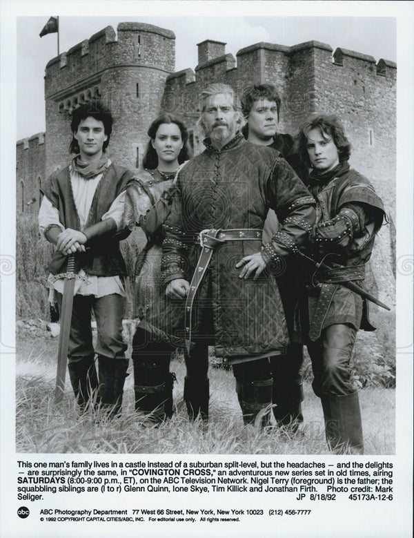 Cast Of Covington Cross 1992 vintage promo photo print - Historic Images