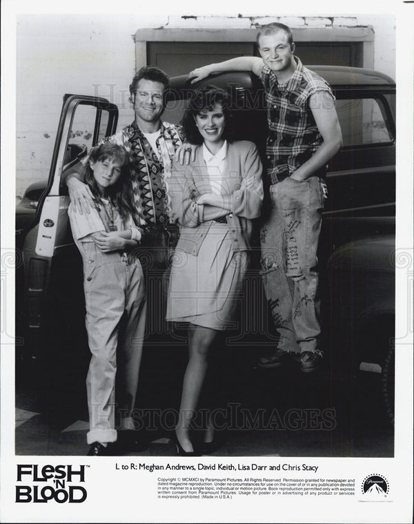 Actors Meghan Andrews David Keith Lisa Darr Chris Stacy 1991 vintage ...