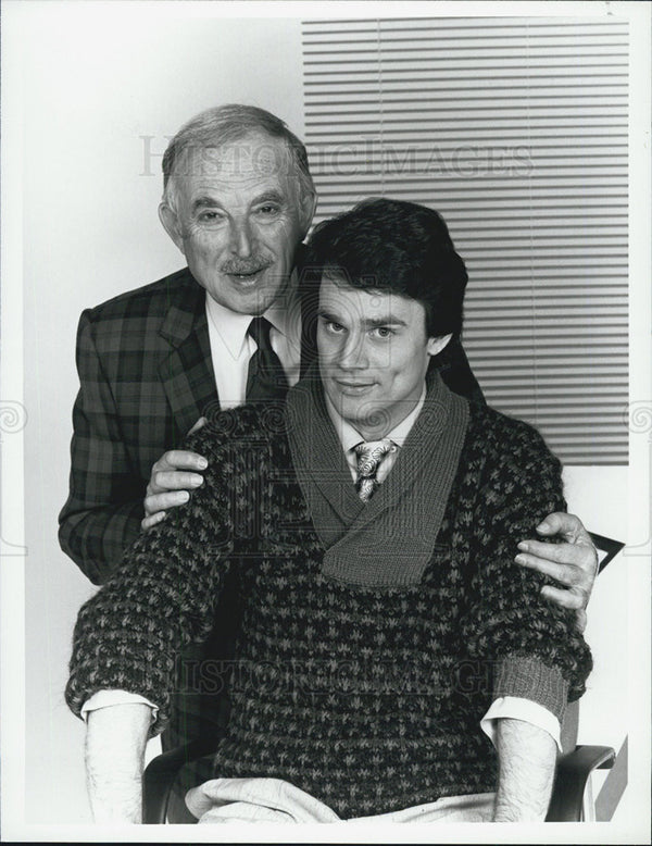 Bill Macy & Todd Waring on Nothing In Common 1987 vintage promo photo ...