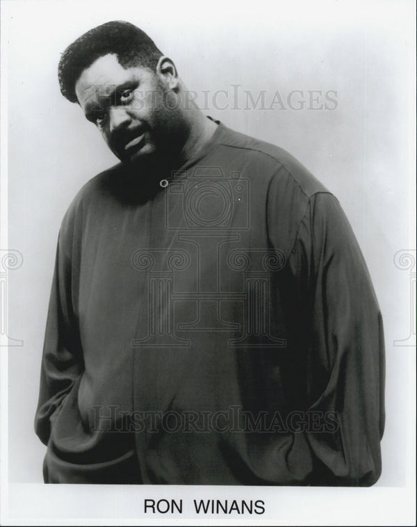 American gospel singer Ron Winans 1996 vintage promo photo print ...