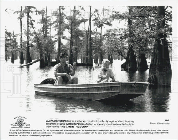 Sam Waterston and Reese Witherspoon, The Man in The Moon 1991 vintage ...