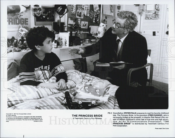 Peter Falk and Fred Savage star in The Princess Bride 1987 vintage ...