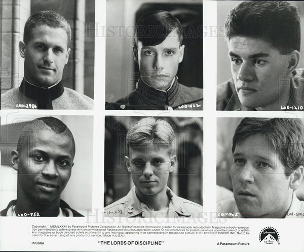 Cast Of Paramount Pictures The Lords Of Discipline 1983 vintage promo ...