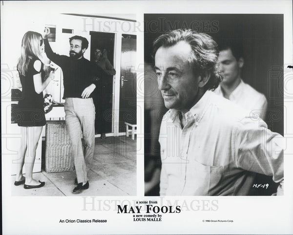 Director Louis Malle of May Fools 1990 vintage promo photo print ...