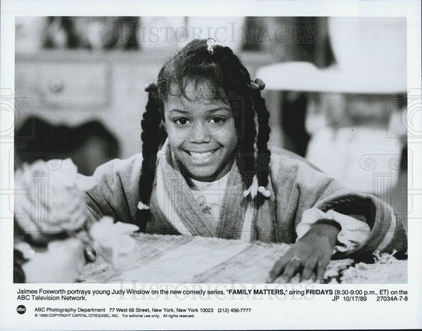 Jaimee Foxworth in Family Matters 1989 vintage promo photo print ...