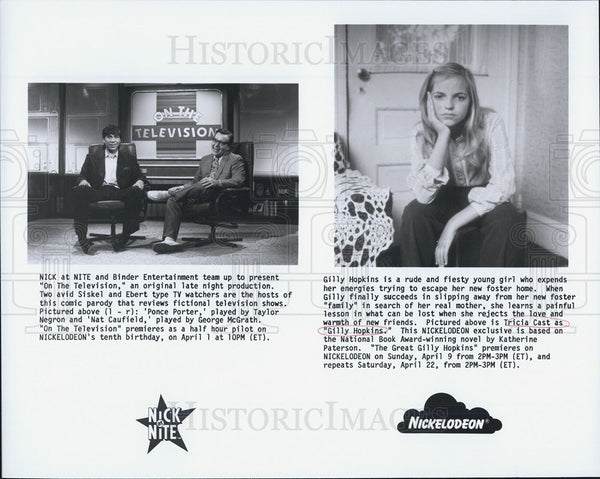 NICKELODEON shows On The TV &The Great Gilly Hopkins 1995 vintage promo ...
