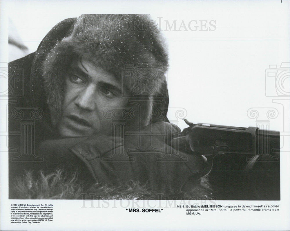 Mel Gibson in Mrs. Soffel 1984 vintage promo photo print - Historic Images