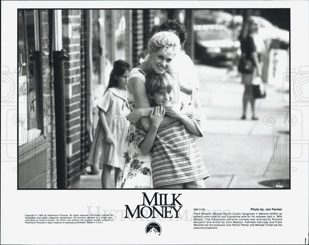 Michael Patrick Carter & Melanie Griffith star in Milk Money 1994 vintage promo photo print ...
