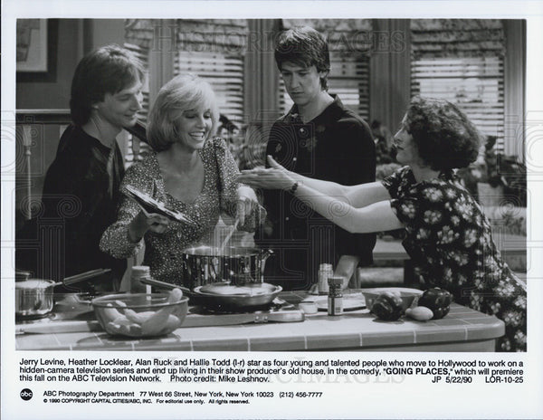 Going Places Jerry Levine, Heather Locklear, Alan Ruck 1990 vintage ...