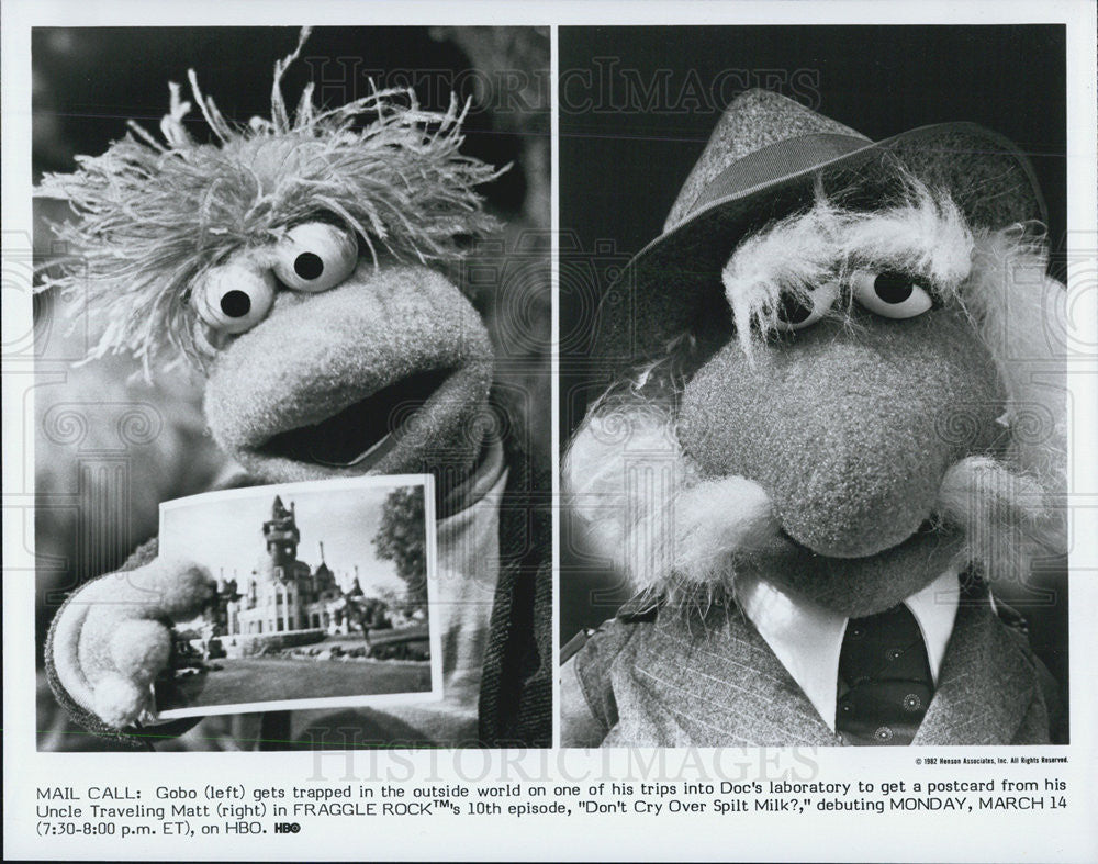 Gobo and Uncle Traveling Matt in Fraggle Rock 1982 vintage promo photo ...