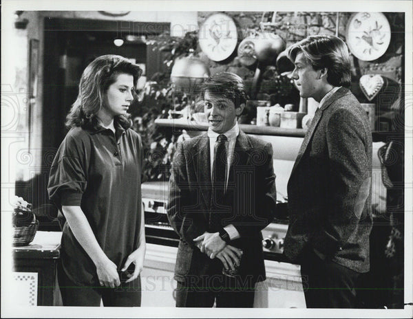 Family Ties Justine Bateman, Michael J Fox 1986 vintage promo photo ...