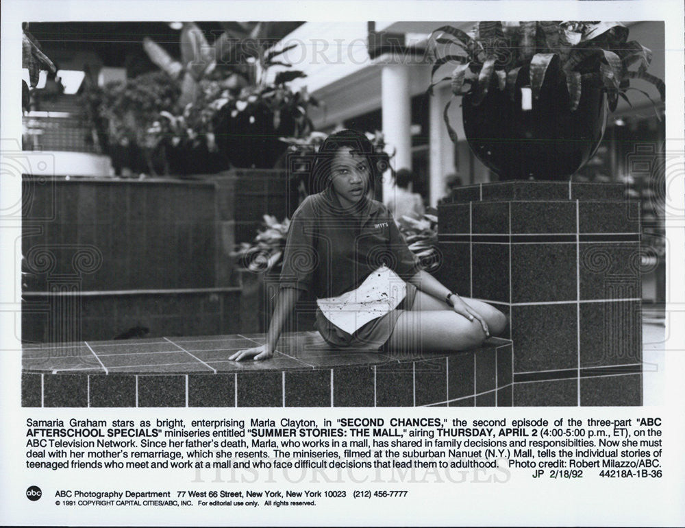 Samaria Graham Stars As Marla Clayton in Second Chances-COPY 1992 ...