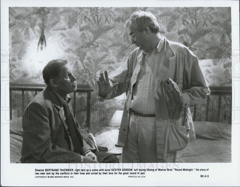 Director Bertrand Tavernier & Dexter Gordon in Round Midnight 1986 ...