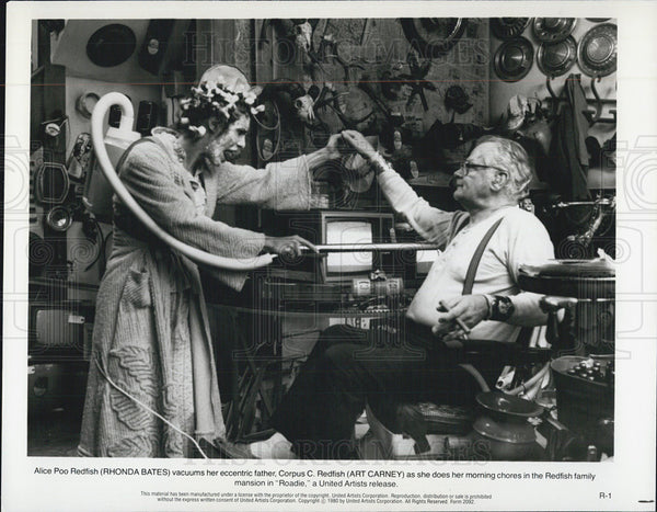 Rhonda Bates Art Carney star in Roadie 1980 vintage promo photo print ...