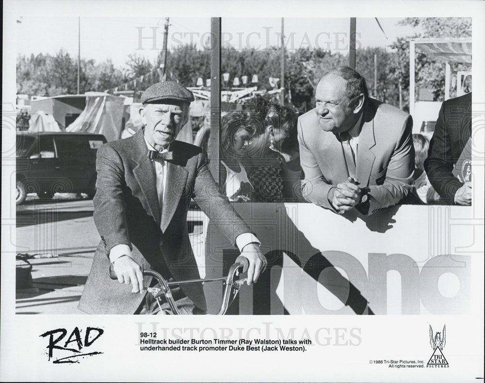 Actor Ray Walston JAck Weston Rad 1986 vintage promo photo print ...