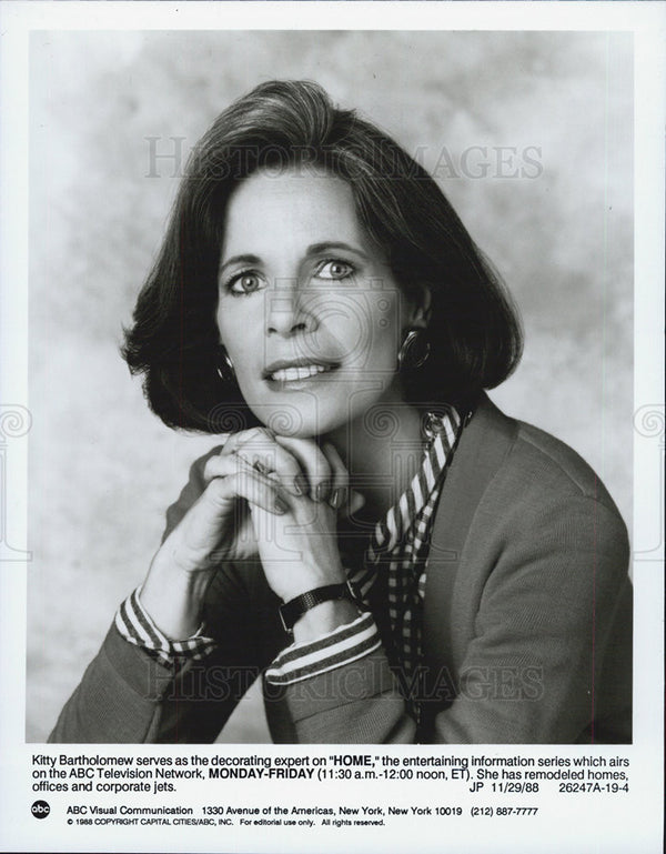 Kitty Bartholomew Home 1988 vintage promo photo print - Historic Images