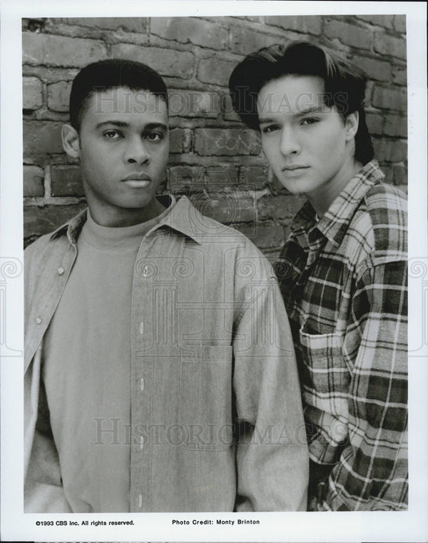 Actors Rugg Williams Justin Whalen Crosses On The Lawn CBS 1993 vintage ...