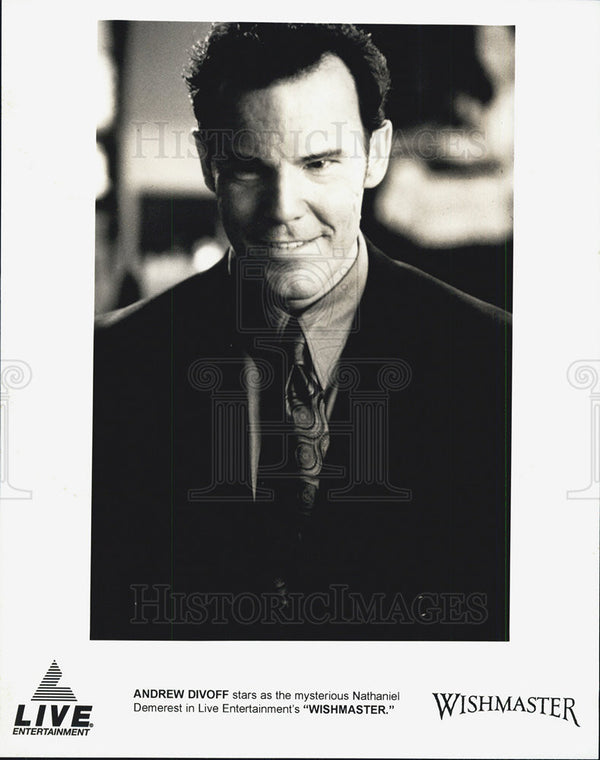 Actor Andrew Divoff in Wishmaster Undated vintage promo photo print ...