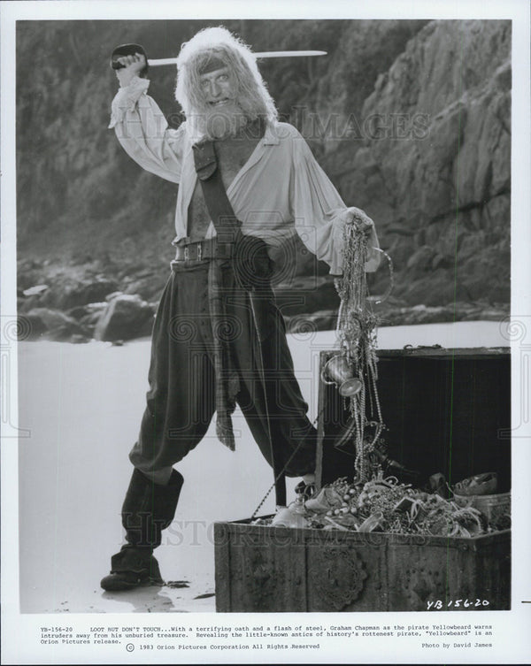 Actors Graham Chapman as pirate Yellowbeard 1983 vintage promo photo ...