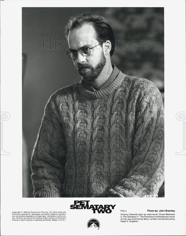 Anthony Edwards in Pet Semantary Two 1992 vintage promo photo print ...