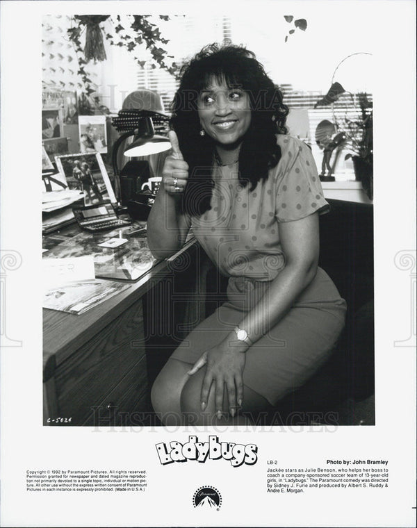 Actress Jackee Stars In Paramount Pictures Movie Ladybugs 1992 vintage ...