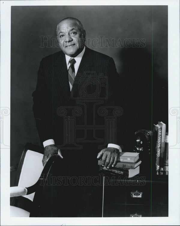 Author Carl Rowan Undated vintage promo photo print - Historic Images