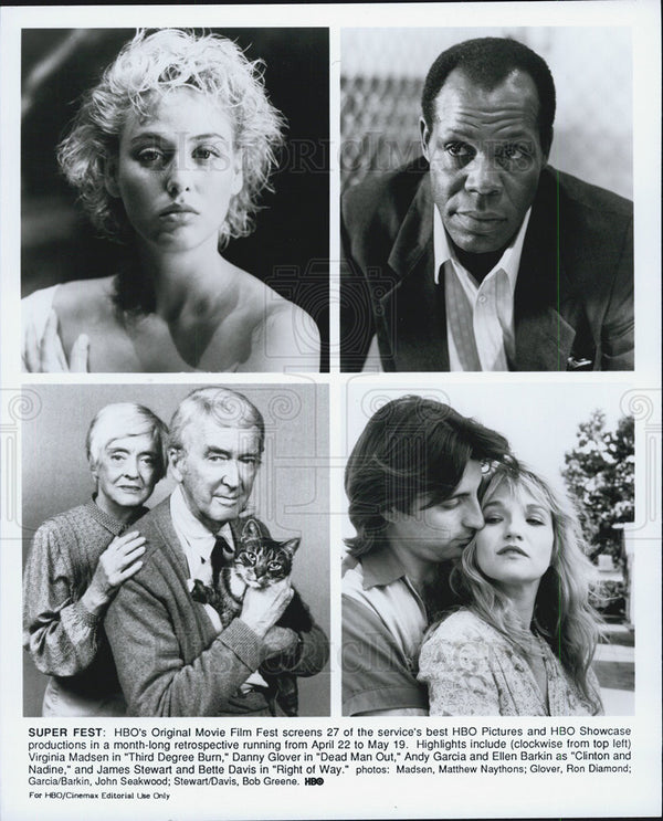 Dead Man Out Danny Glover & Third Degree Burn 1989 vintage promo photo ...