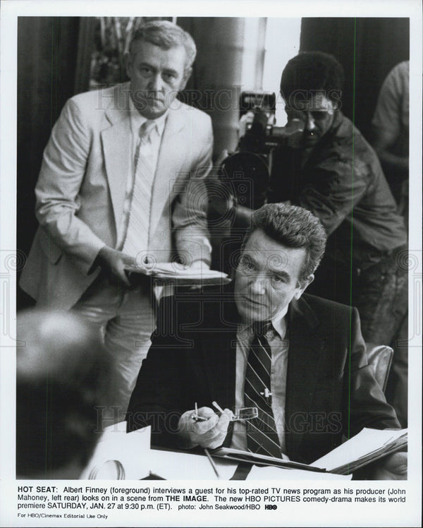 Albert Finney & John Mahoney The Image 1990 vintage promo photo print ...