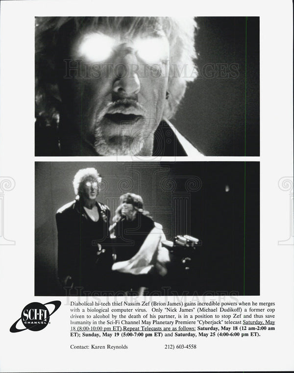 Cyberjack Brion James Michael Dudikoff 1995 vintage promo photo print ...