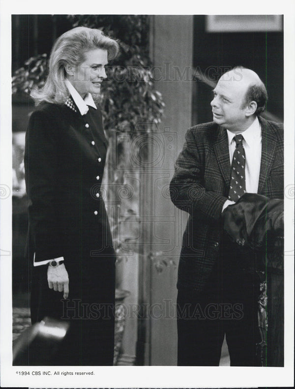 Candice Bergen,Wallace Shawn on Murphy Brown 1994 vintage promo photo ...