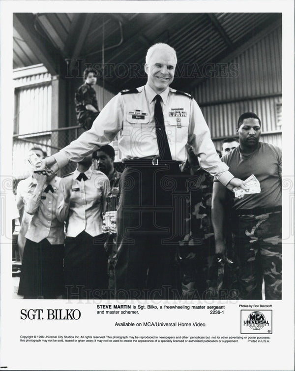 Steve Martin in Sgt. Bilko 1996 vintage promo photo print - Historic Images